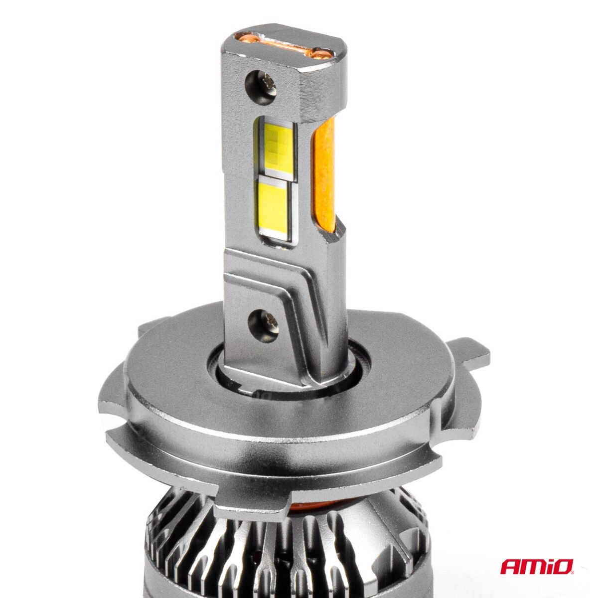 Becuri LED H4/H19 AMiO seria HP Full Canbus, 6500K, 50W, 4500 lm, set 2 ...