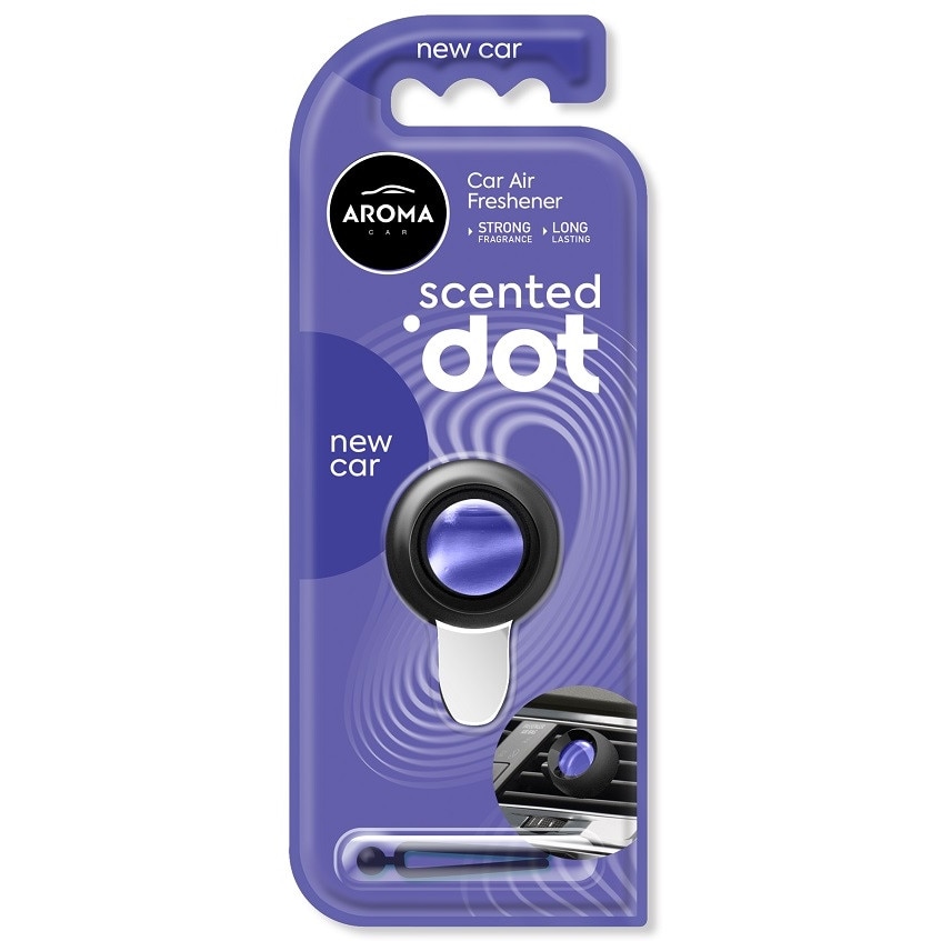Odorizant auto AROMA CAR, Aroma masina noua, Mov - eMAG.ro