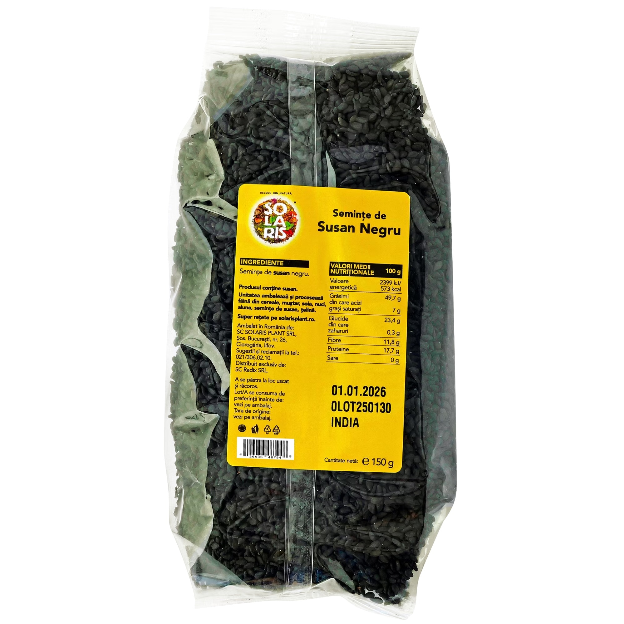Seminte de Susan negru raw premium, 100% naturale fara pesticide sau ...
