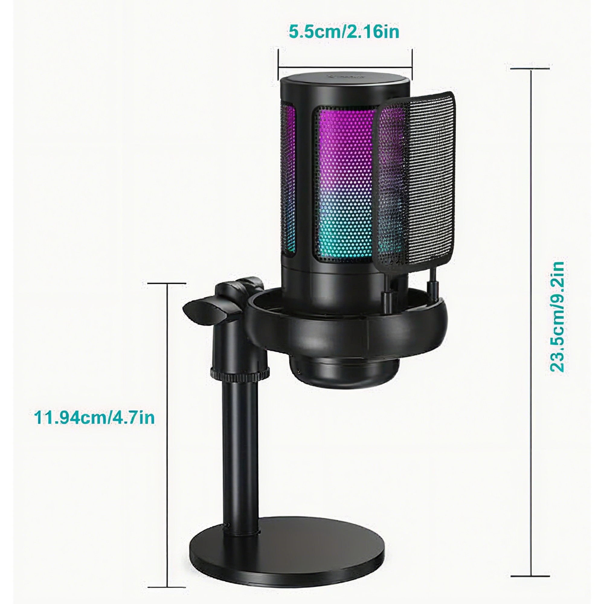 Microfon Condensator, Socodox, pentru gaming, streaming si podcasting ...
