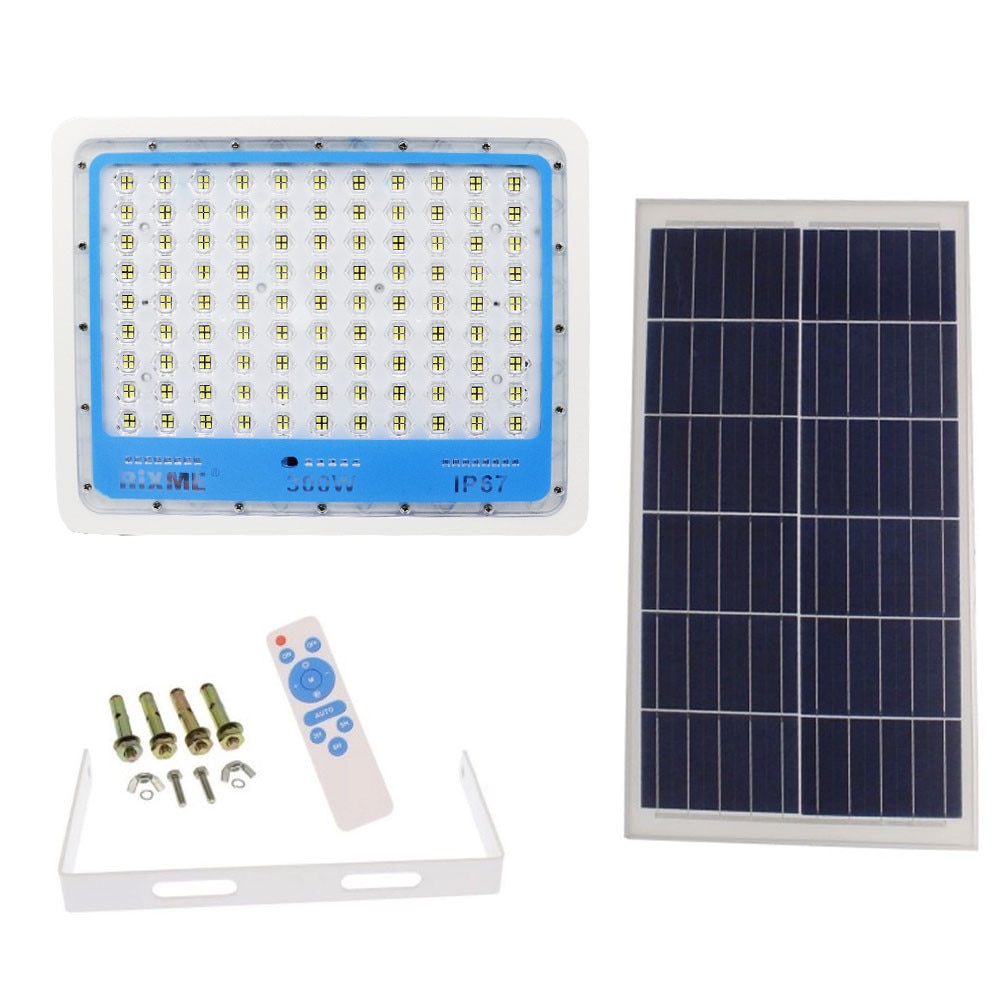 Rixme napelemes lámpa, 500W-os fotovoltaikus panel, IP66, panel méretei ...