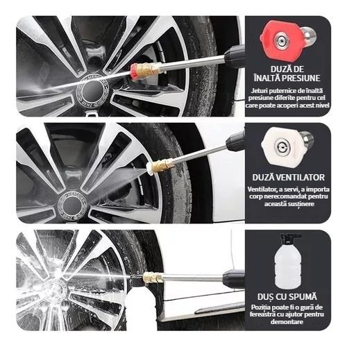 Aparat de spalat cu presiune fara fir, Spalator auto high pressure ...