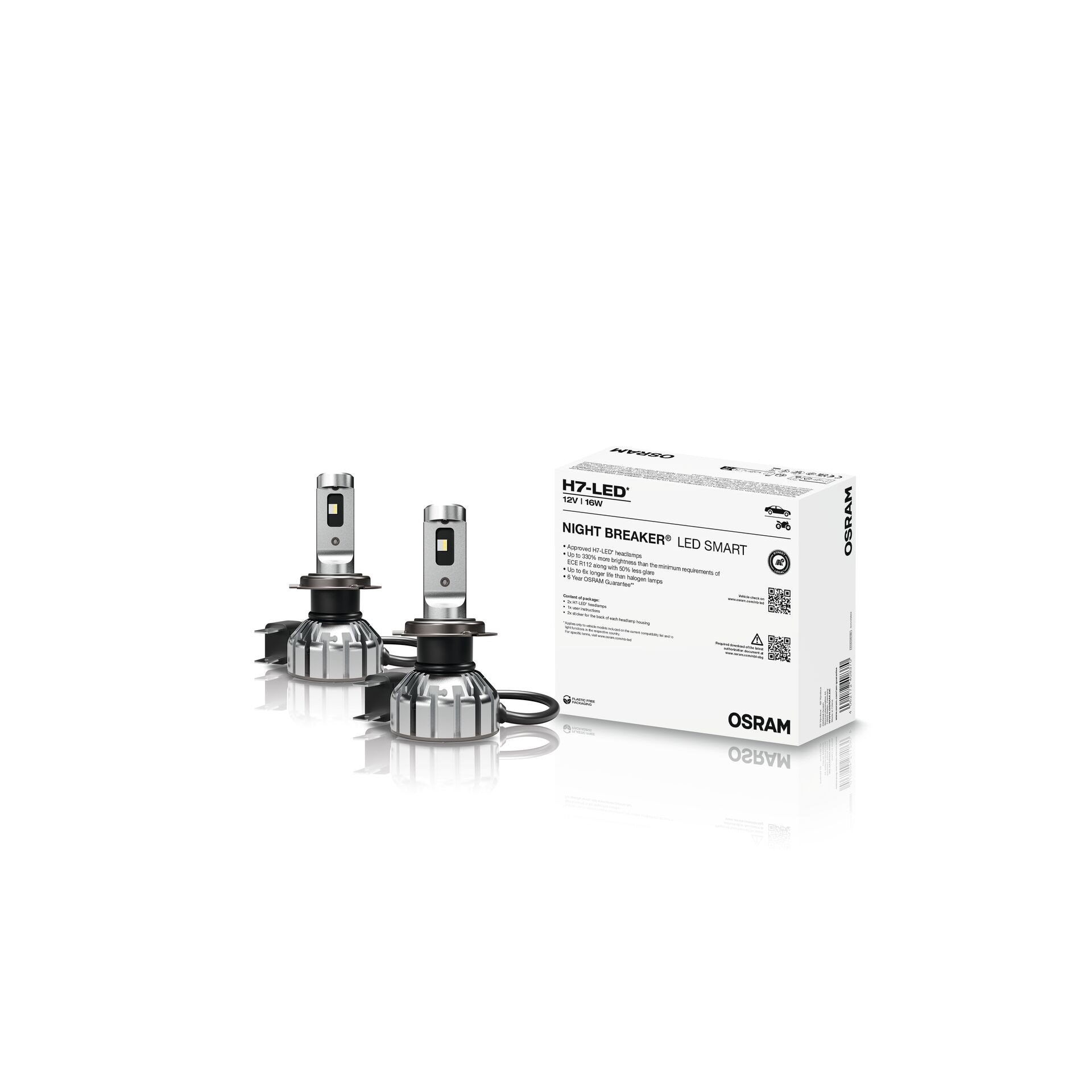 OSRAM Night Breaker LED SPEED H7 – Becuri LED H7 omologate, 6000 K ...