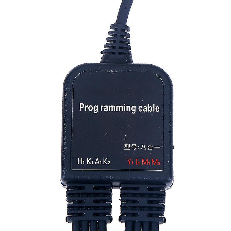 Cablu USB programare 8 in 1 pentru statie radio auto, negru - eMAG.ro