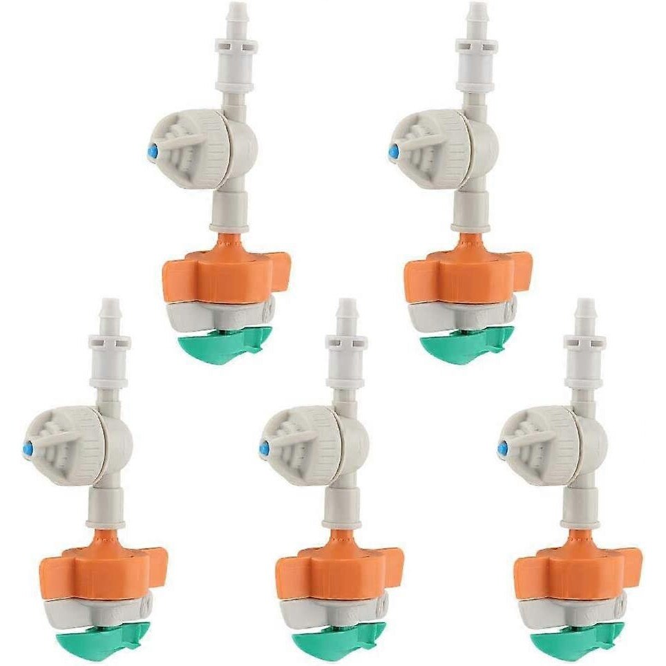 Set 5 piese aspersoare rotative, accesorii irigare, design fara punte ...