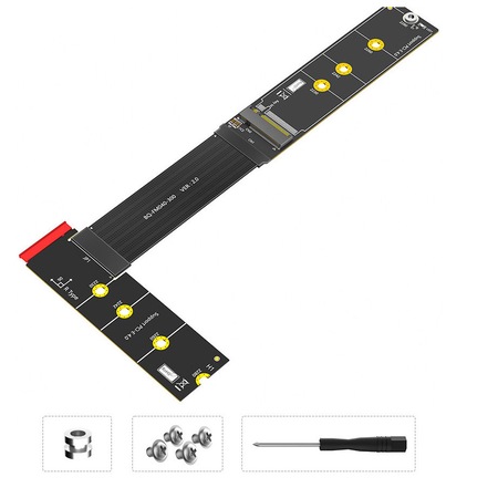 Cablu extensie SSD NVMe T.F.SKYWINDINTL 30cm flexibil, 64Gbps, set cu ...