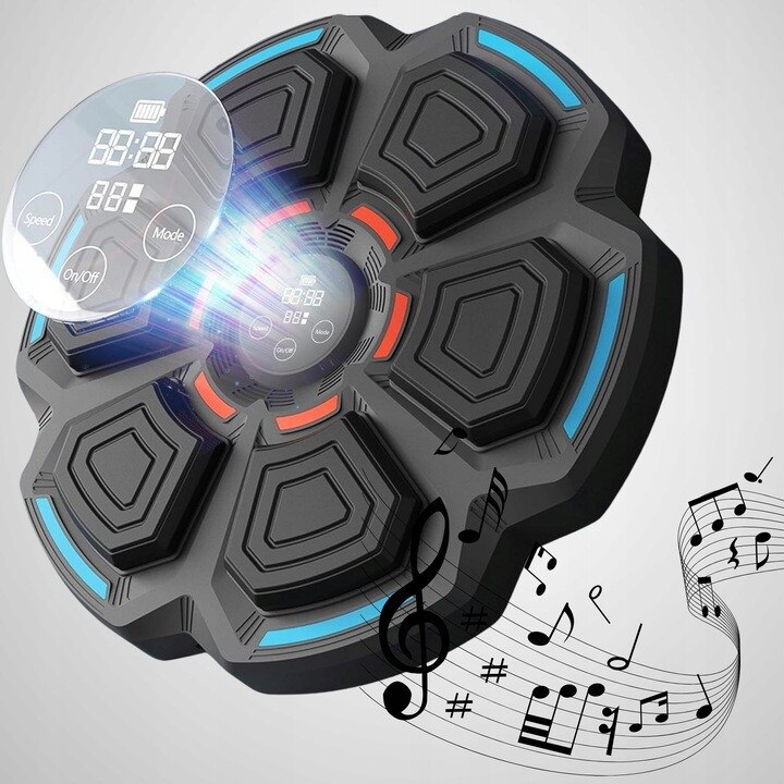Aparat box interactiv cu LED, set complet cu manusi, 41x41x5,2cm ...