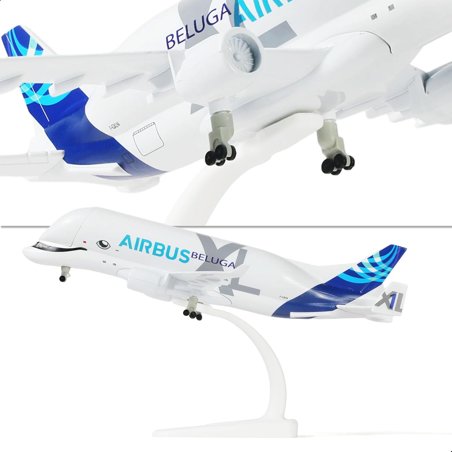 Macheta avion A330 Beluga XL, Cootway®, Model de avion din metal cu ...