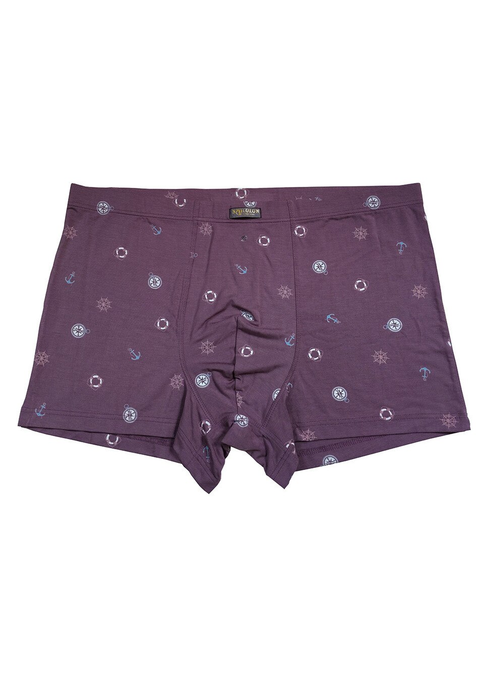 Set 2 boxeri barbati, clasici, modal, violet-roz, 3XL-4XL, geometric ...