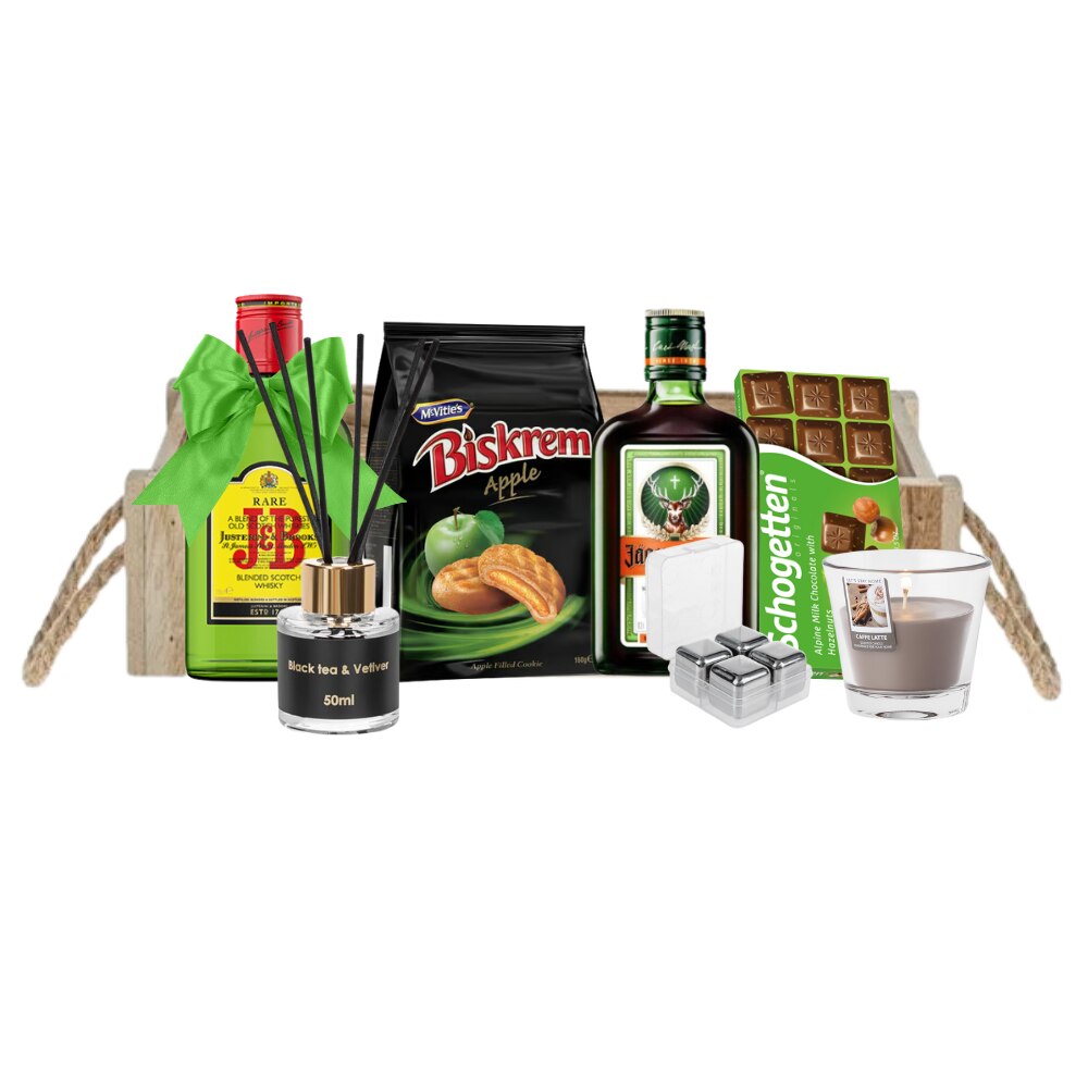 Cos Cadou Universal pentru orice Ocazie cu Ciocolata SCHOGETTEN, J&B ...