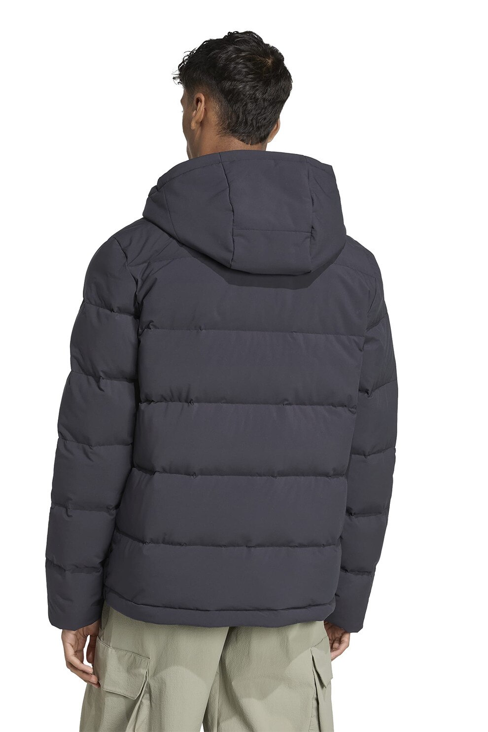 adidas Sportswear, Geaca cu gluga, Gri inchis, M - eMAG.ro