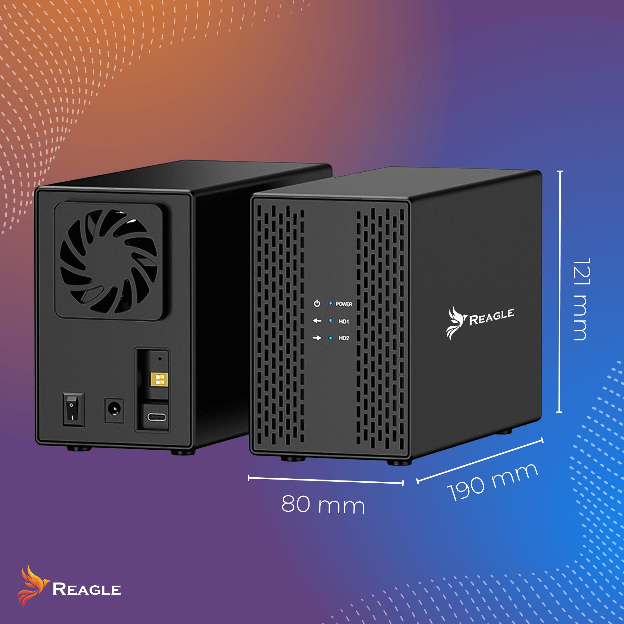 Carcasa externa pentru HDD si SSD cu racire – Suporta SATA cu ...