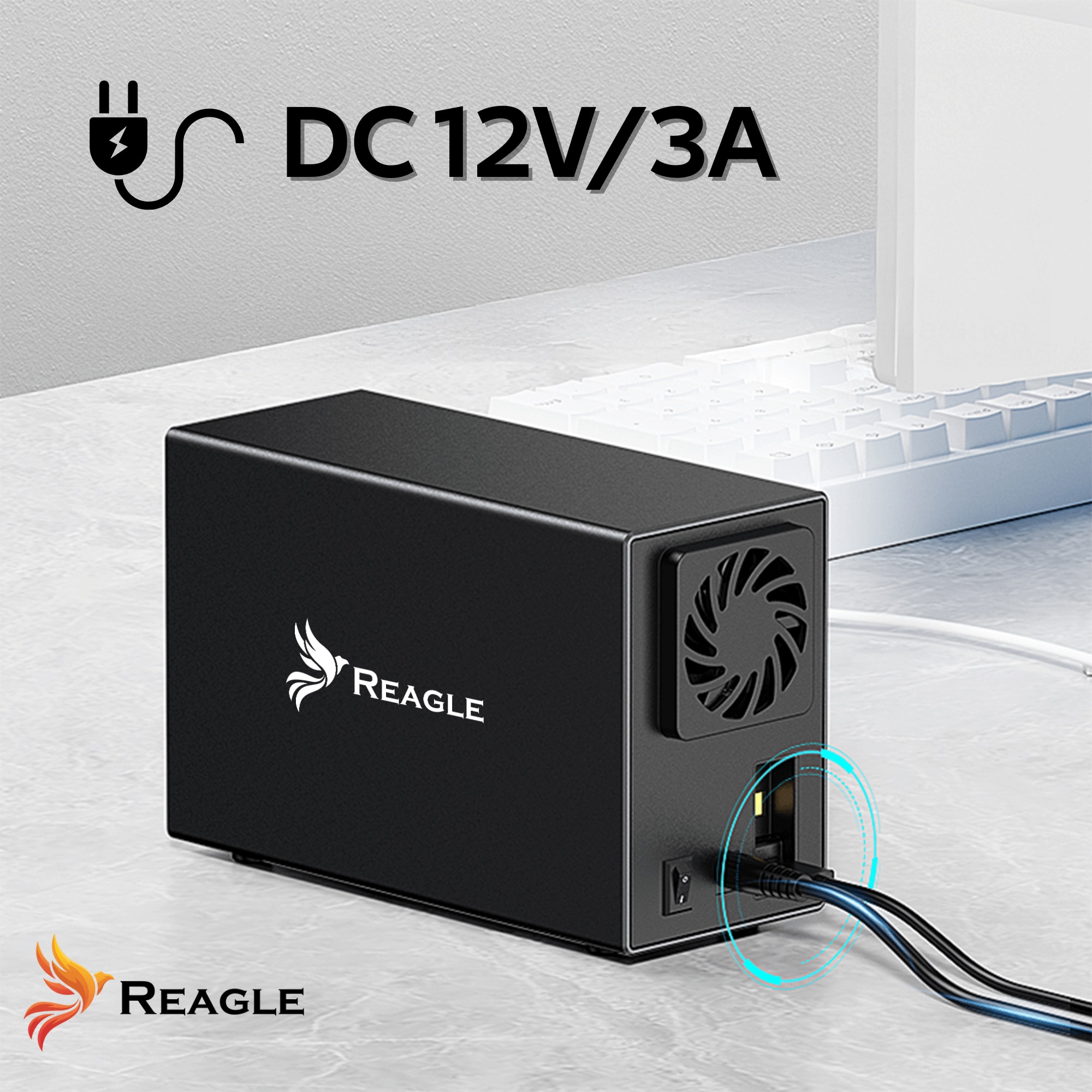 Carcasa externa pentru HDD si SSD cu racire – Suporta SATA cu ...