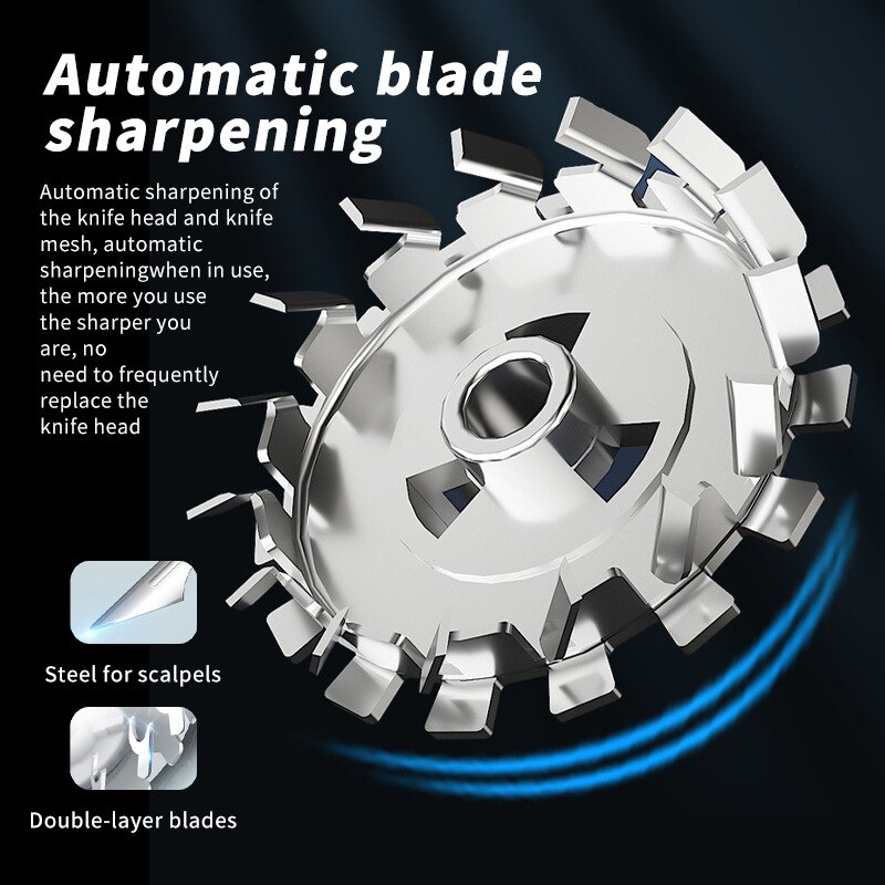 Aparat de ras electric HAGAETHI® H-9000 3-in-1, cu par din nas si ...