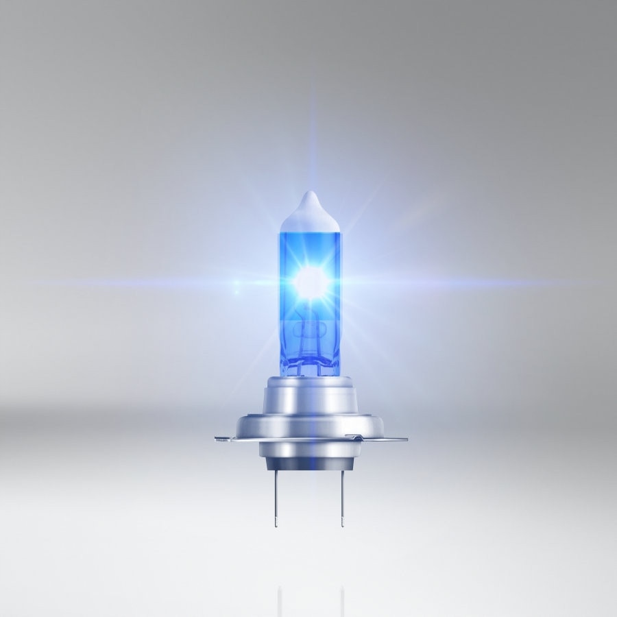 Set 2 becuri H7 Osram COOL BLUE BOOST 5500K, 80W, alb hiper luminos ...