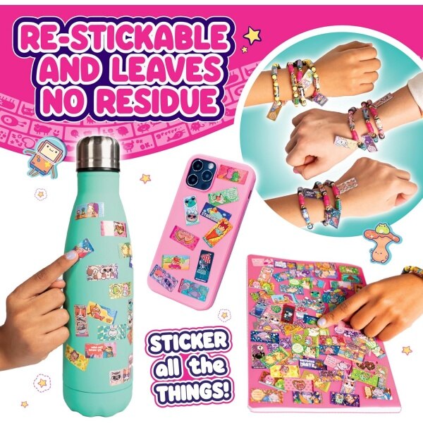 Set Bratari cu Sticker-uri si Perle Castelul din Cer – 120 Sticker-uri ...