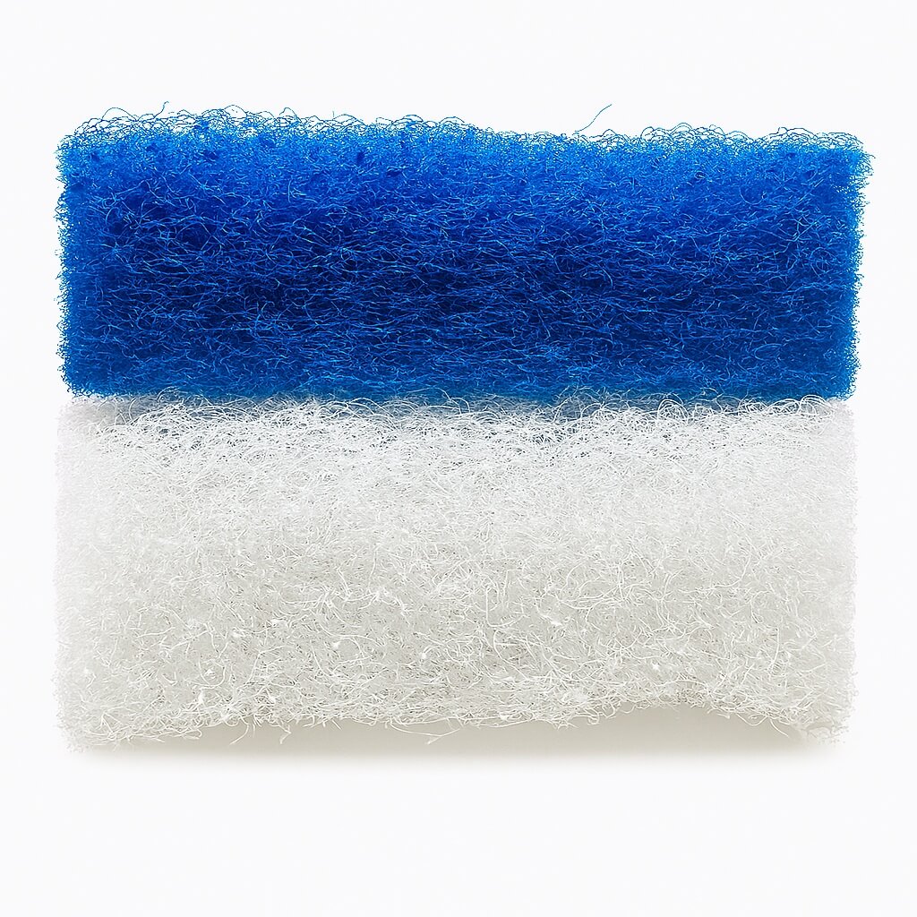 Pasla filtru acvariu si iaz Ocean Free White Blue 50x50x2 cm, dublu ...