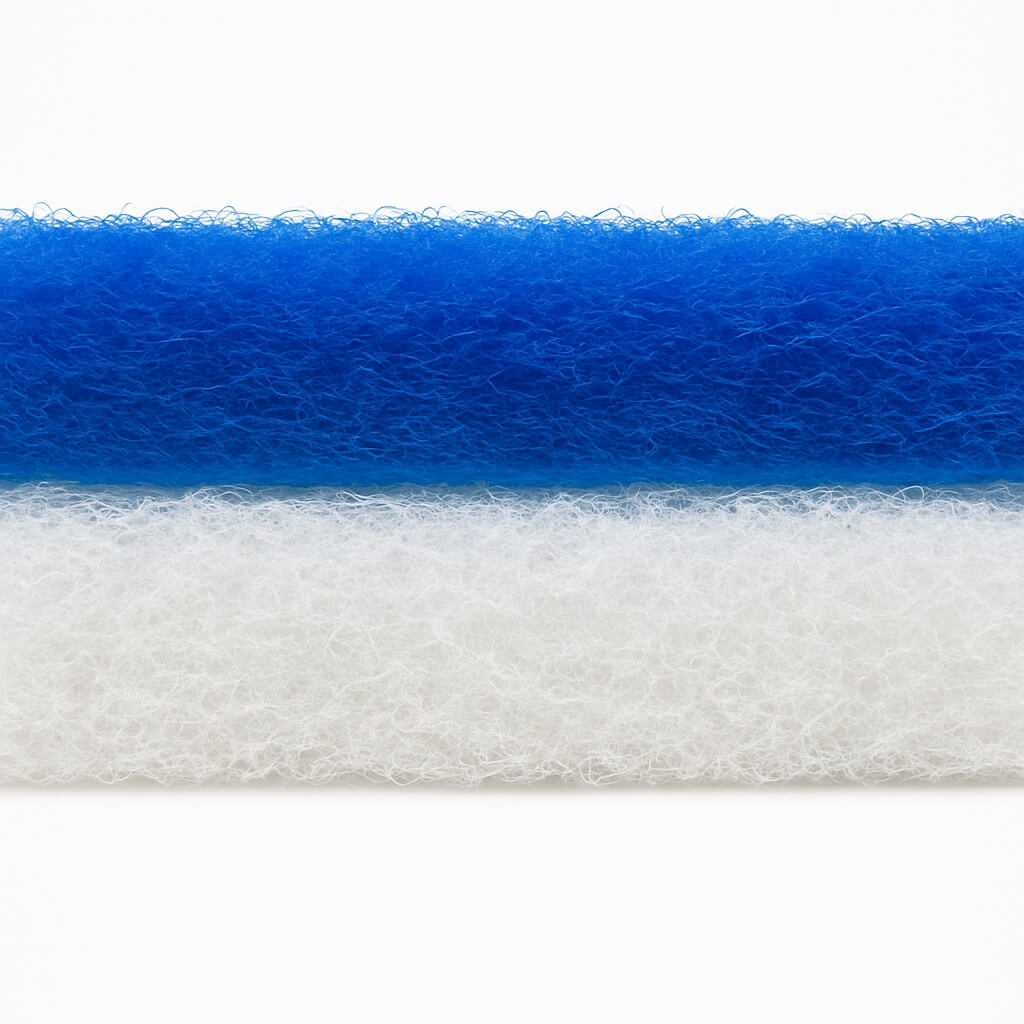 Pasla filtru acvariu si iaz Ocean Free White Blue 50x50x2 cm, dublu ...