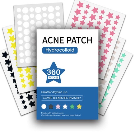 Plasture hidrocoloid pentru acnee, care contine Centella asiatica, ulei ...