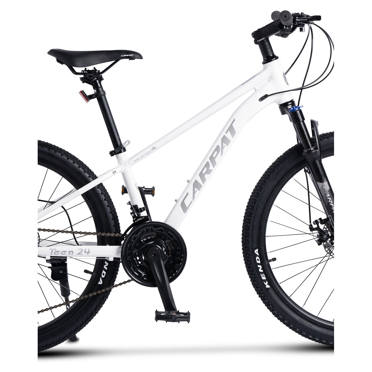 Bicicleta copii MTB-HT Carpat Pro Teen C24472A 24", Cadru Aluminiu, 21 ...