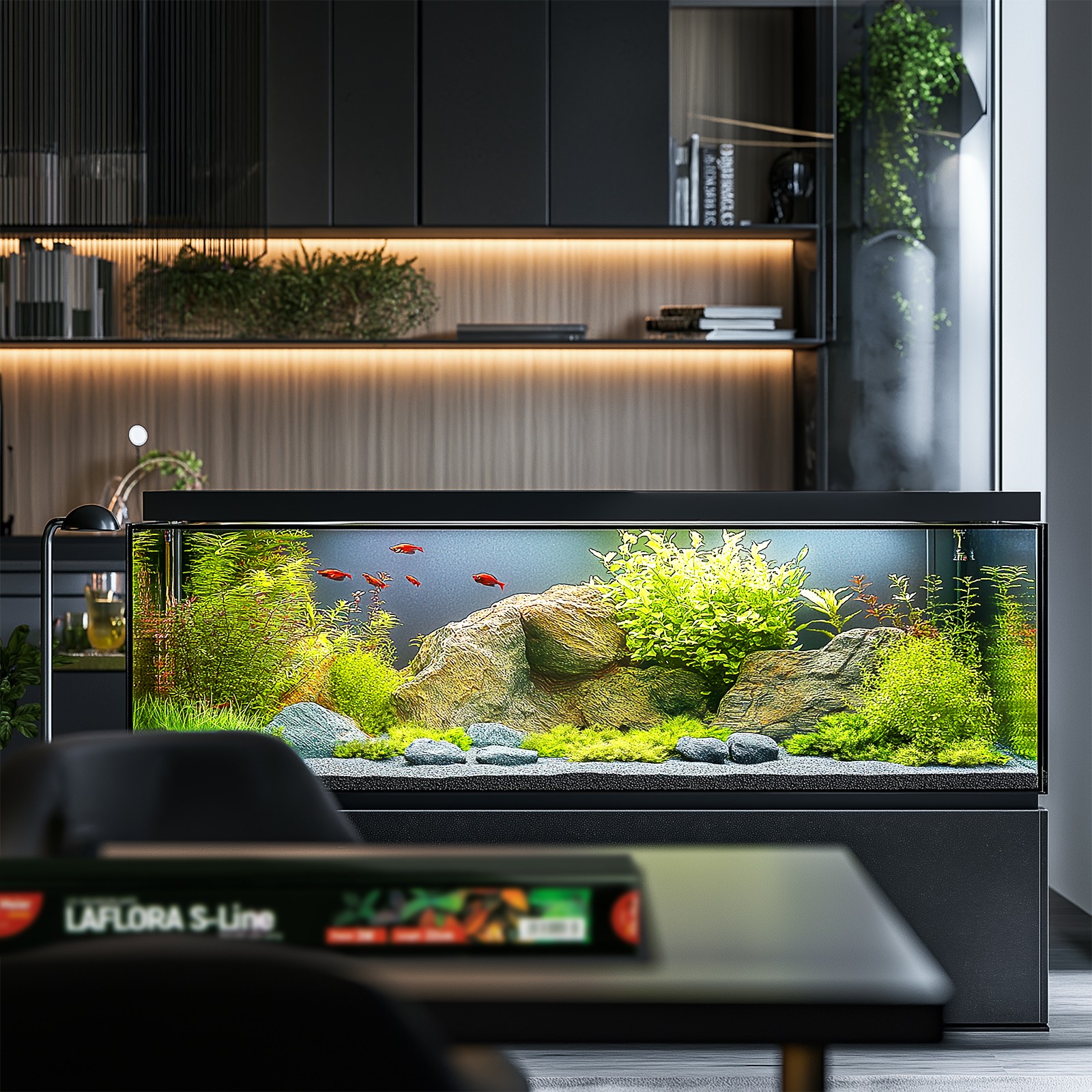 Tub LED pentru acvariu, Kruger Meier LAFLORA S-Line, RGB și Alb, 15W ...