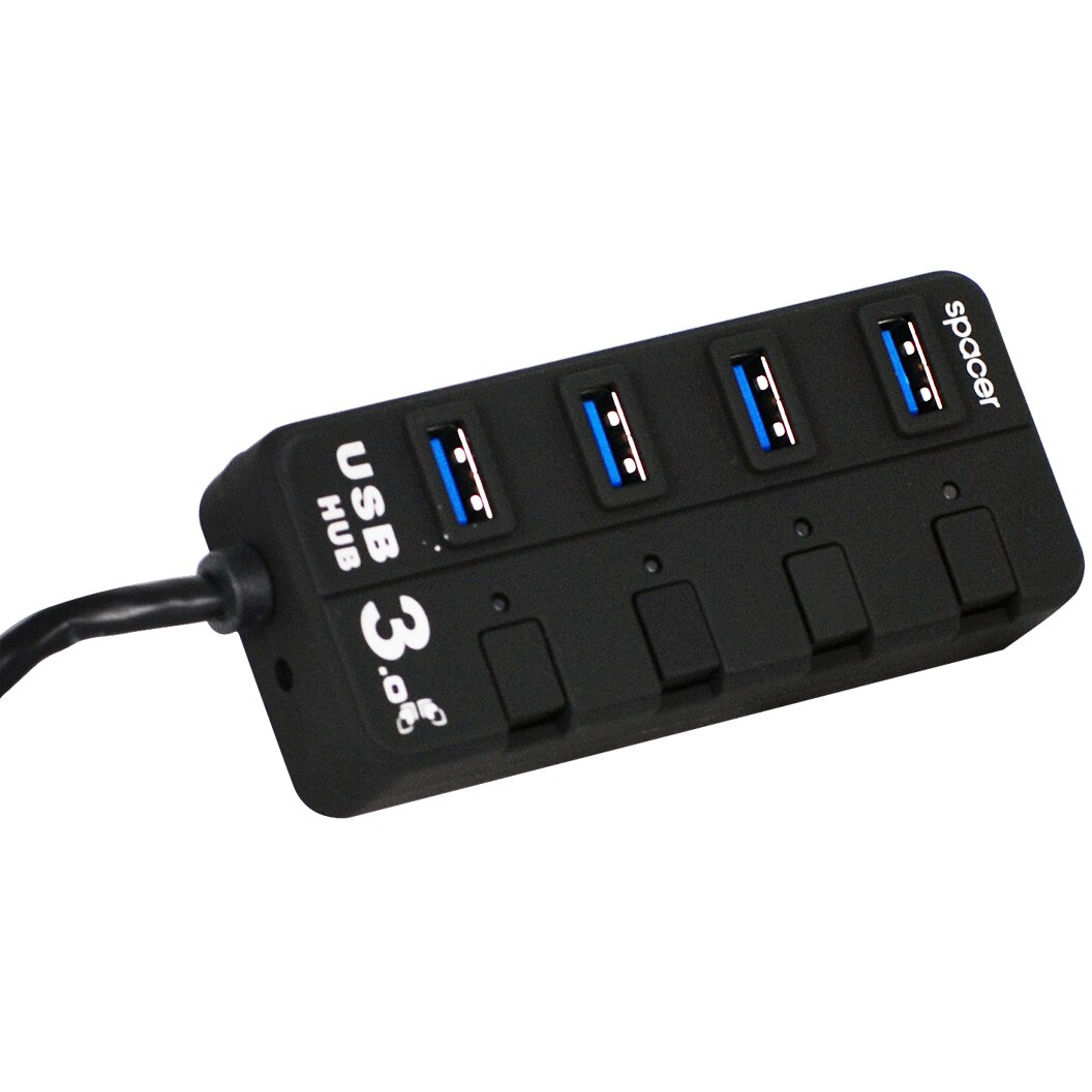 Hub Spacer SPH-304, 4 porturi, USB 3.0 - eMAG.ro