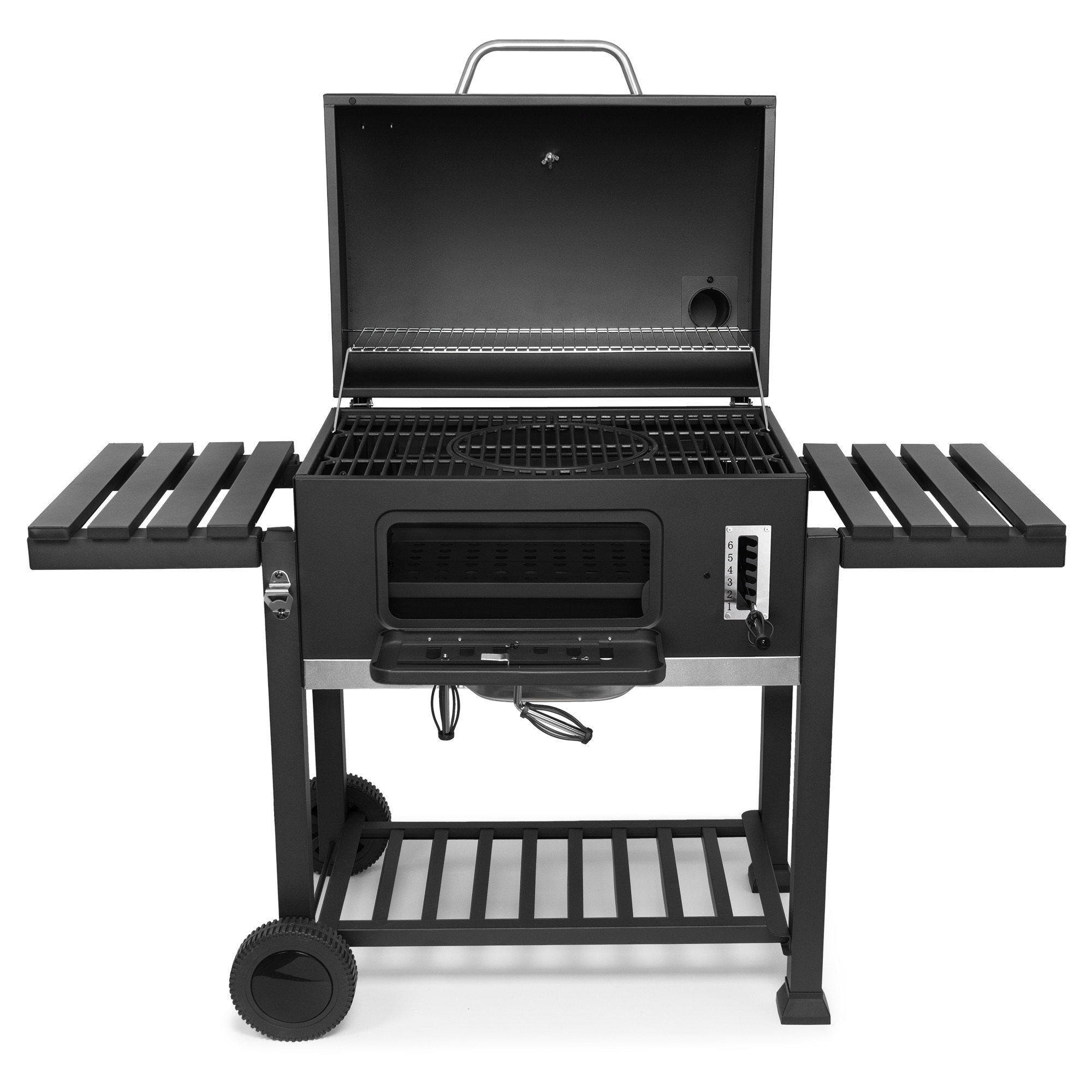 Gratar pe Carbune Profesional Mr. Grill, Dimensiune XL, Capac cu ...