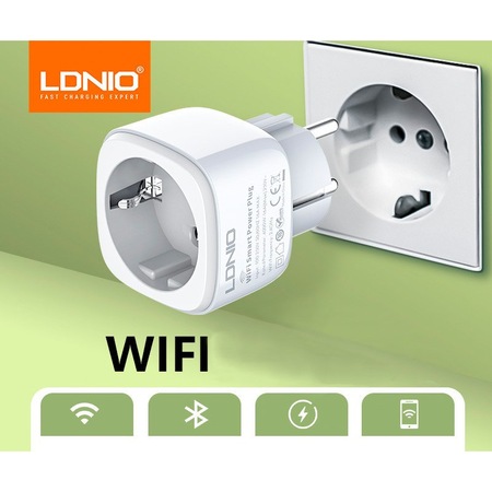 LDNIO SEW1080 Умен контакт – Дистанционно управление чрез 2.4 GHz Wi-Fi ...