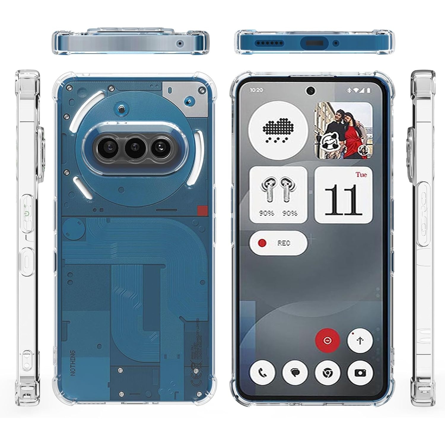 Husa protectie Mat-Tech compatibila cu Nothing Phone 3a, Protectie ...