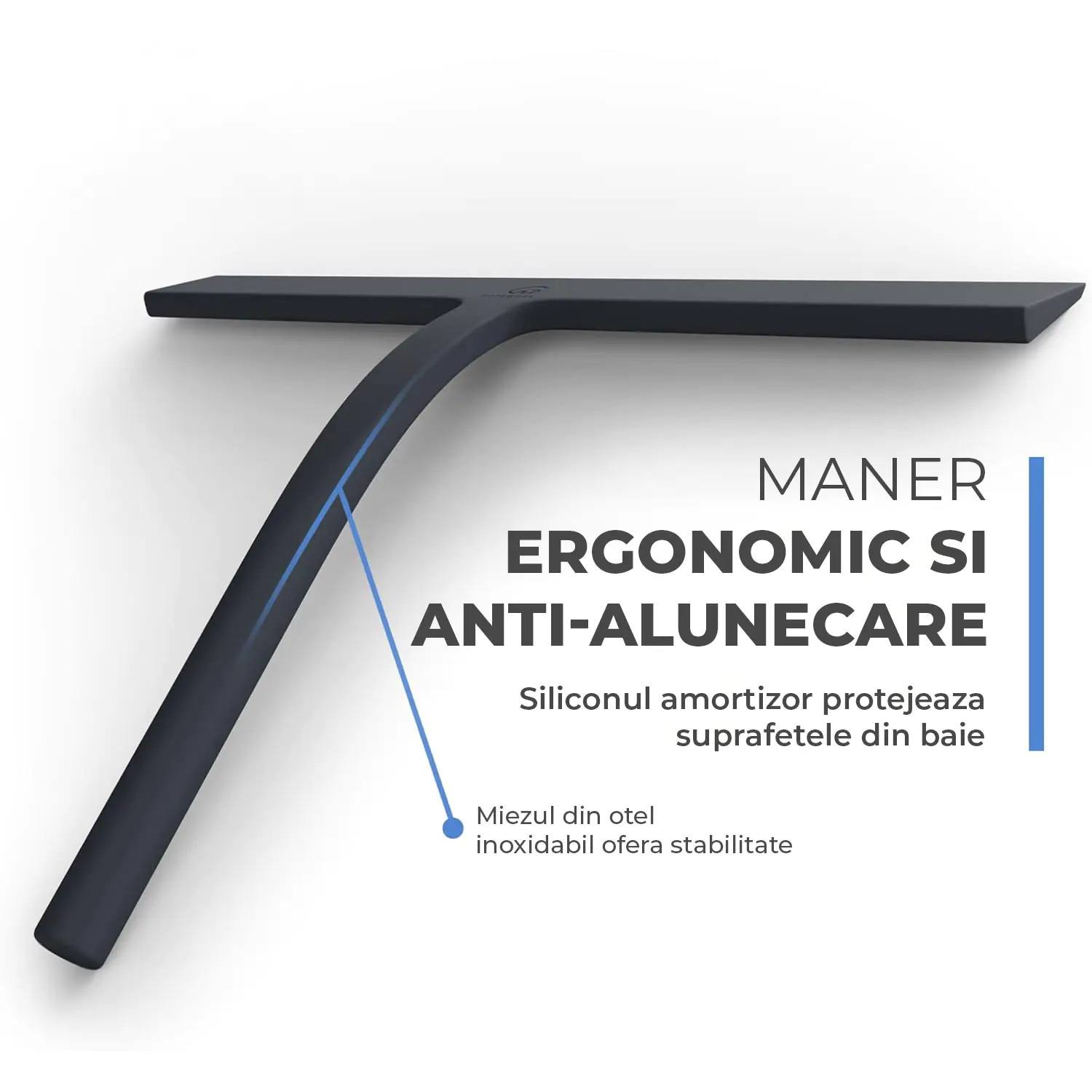 Racleta pentru Geamuri Elindor®, Profesionala, Multifunctionala ...