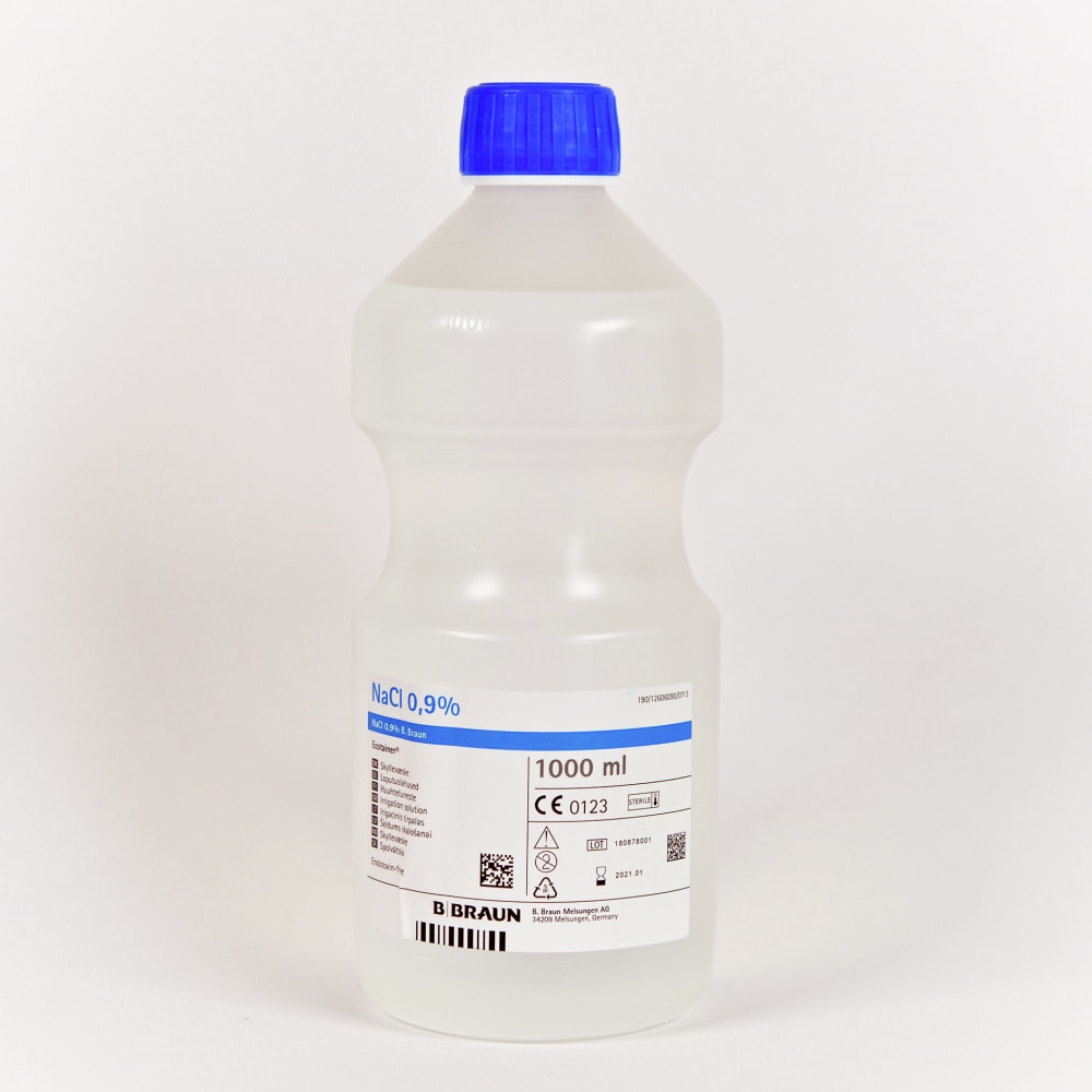 Ser fiziologic BBraun, Ecotainer, NaCl 0.9%, 1000ml - eMAG.ro