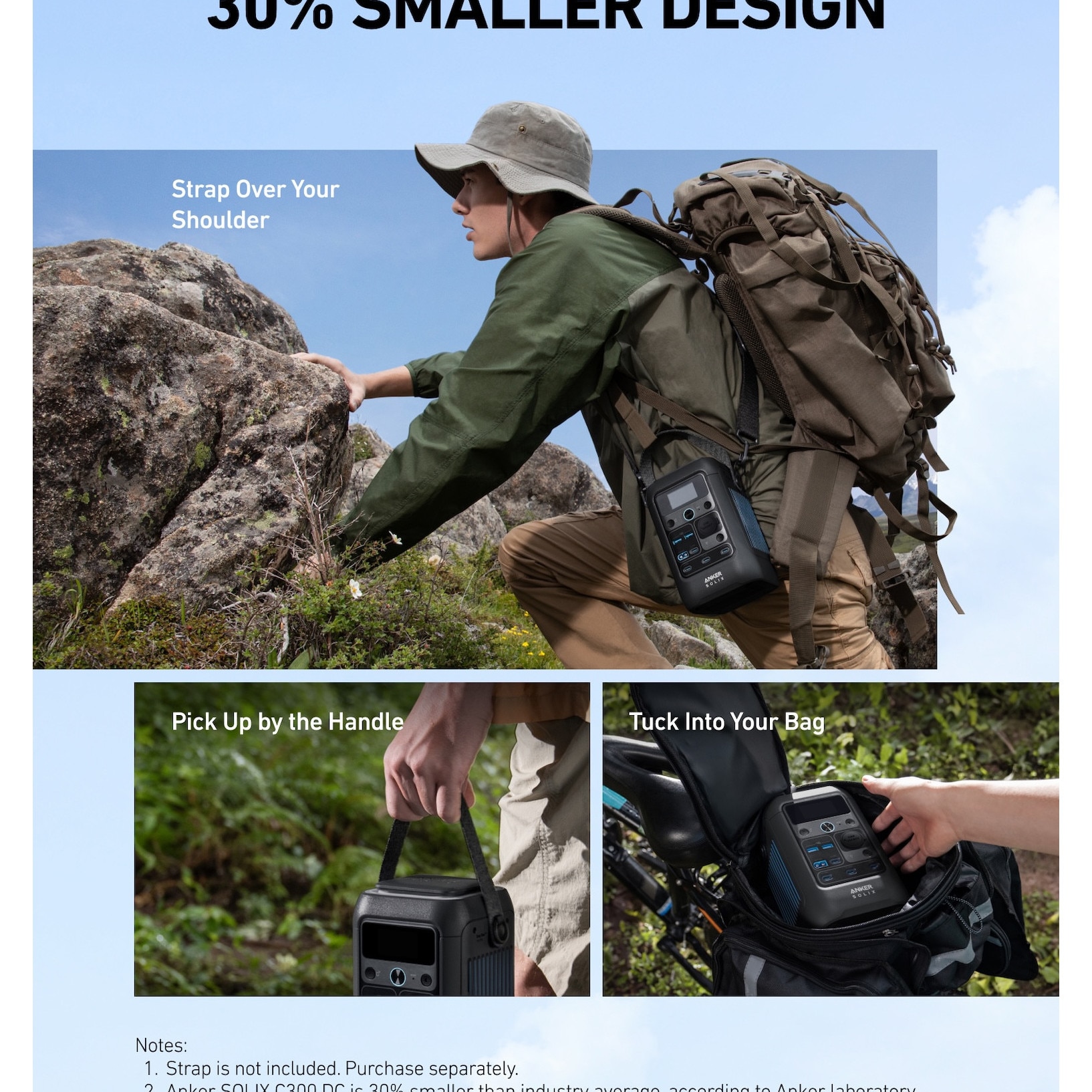 Kit Statie de alimentare Anker Solix C300X DC cu Panou solar Anker ...