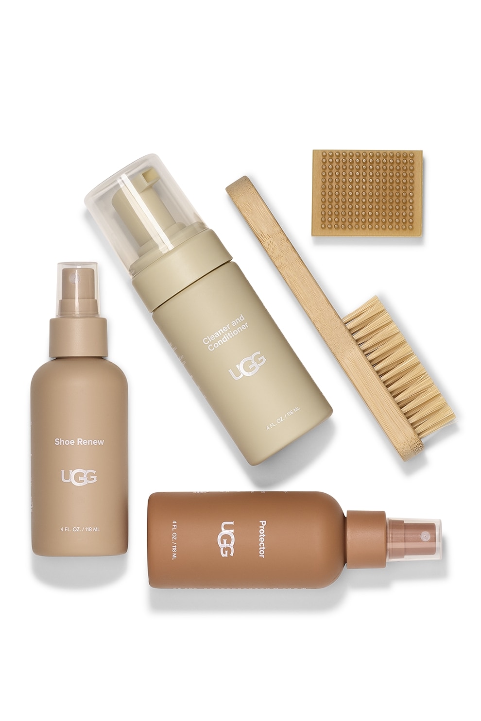 UGG, Set de ingrijire pentru piele de oaie - 5 piese, Maro - eMAG.ro