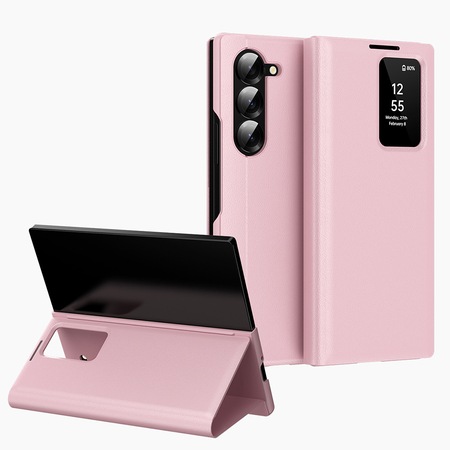 Husa pentru Samsung Galaxy Z Fold 6 Smart Window View Tip Carte ...